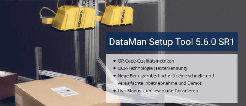 Software Release: Cognex DataMan Setup Tool 5.6.0 SR1