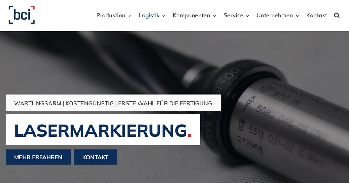 DPM Lasermarkierung - Vorteile & Einsatzgebiete - bci GmbH