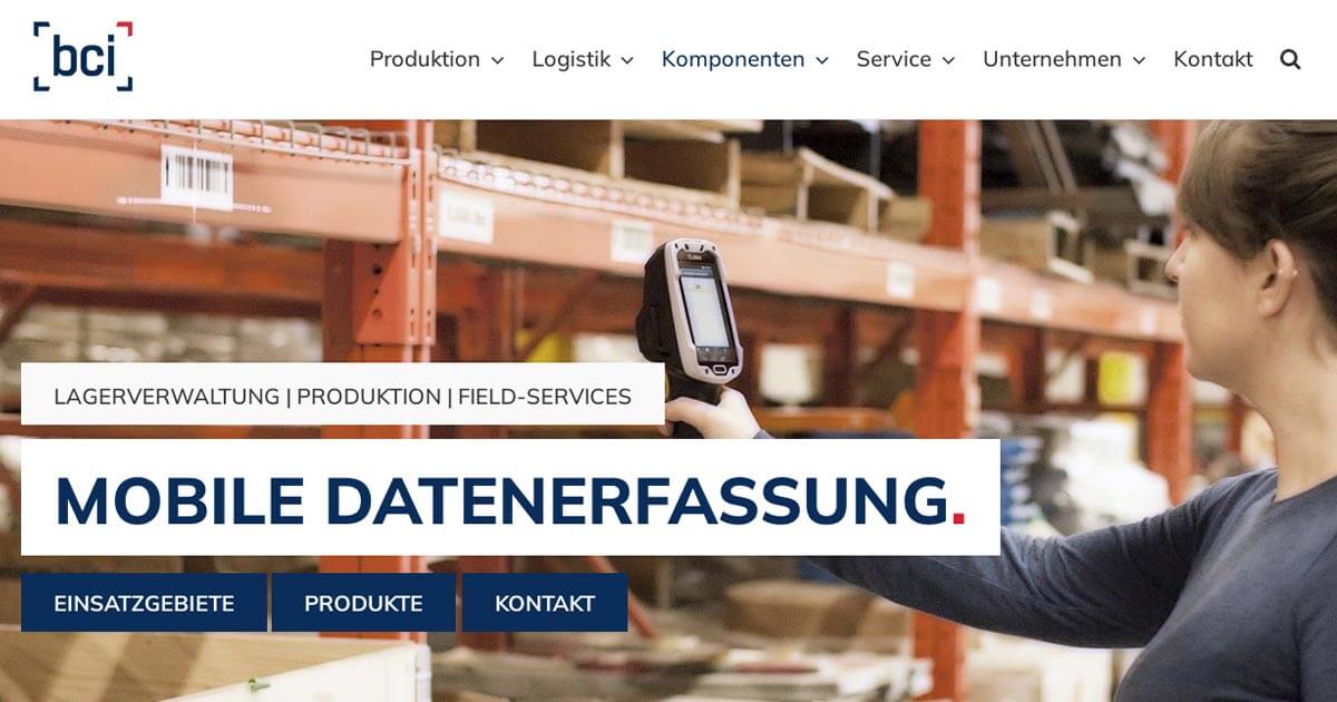 Darum geht's in der mobilen Datenerfassung - bci GmbH